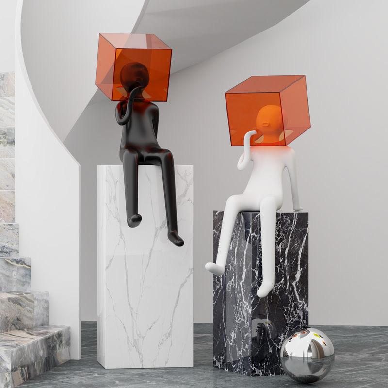 Creative Boxhead Abstract Character – Firpo